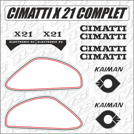 Kit déco Cimatti X21 FULL