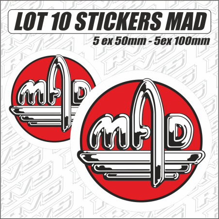 Kit Stickers MAD