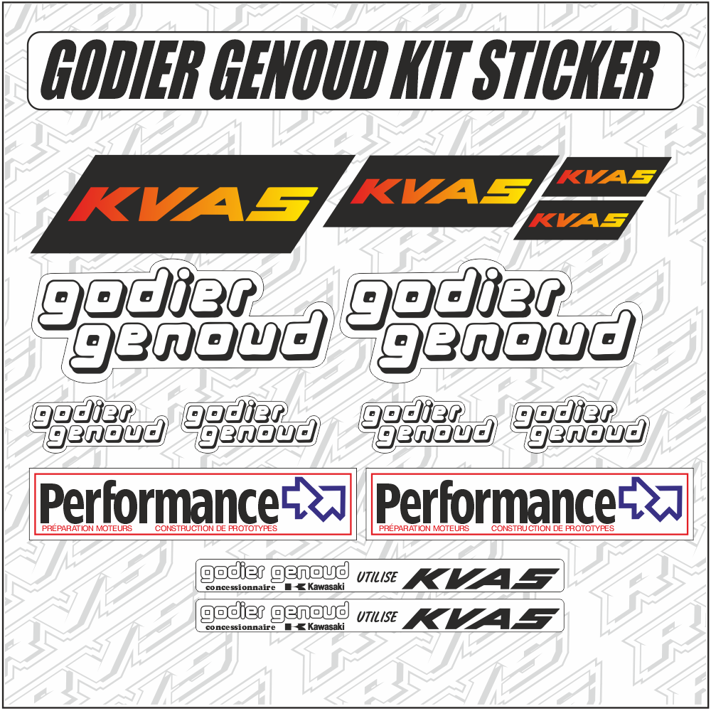 Déco Kawasaki Godier Genoud